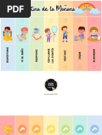 Tarjetas Rutinas Diarias | PDF