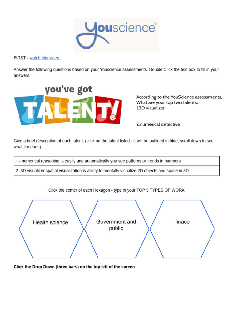 YouScience Summary | PDF