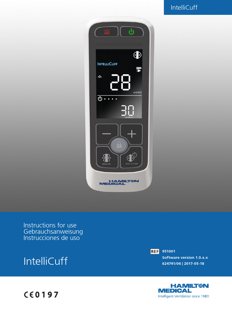 IntelliCuff Ifu en de Es 624741.06 | PDF
