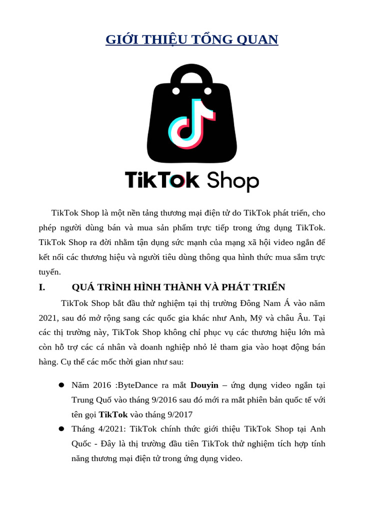 GIỚI THIỆU TỔNG QUAN | PDF