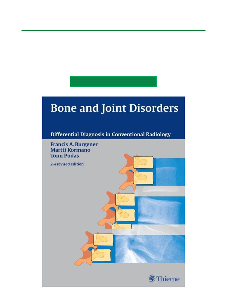 Bone and Joint Disorders - 2nd Edition Multiformat Download | PDF
