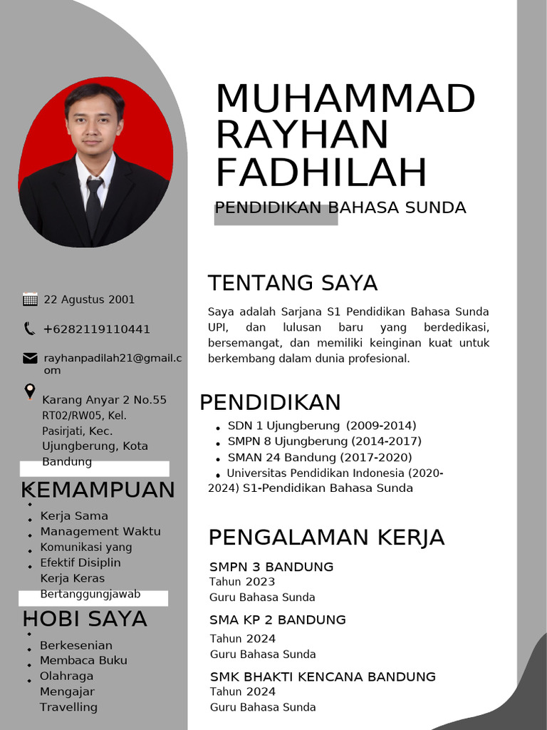 Minimalis Pastel CV Daftar Riwayat Hidup Guru Pendidikan Anak Usia Dini Paud TK | PDF