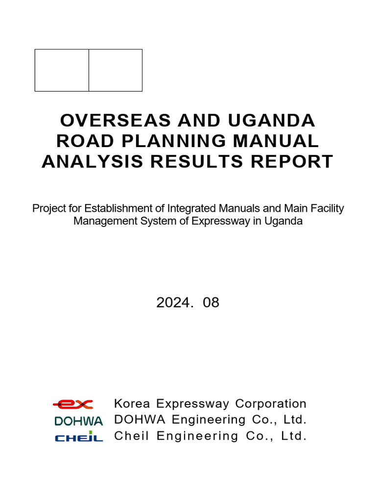 Road Planning Manual Analysis Report | PDF | Traffic Collision | Road