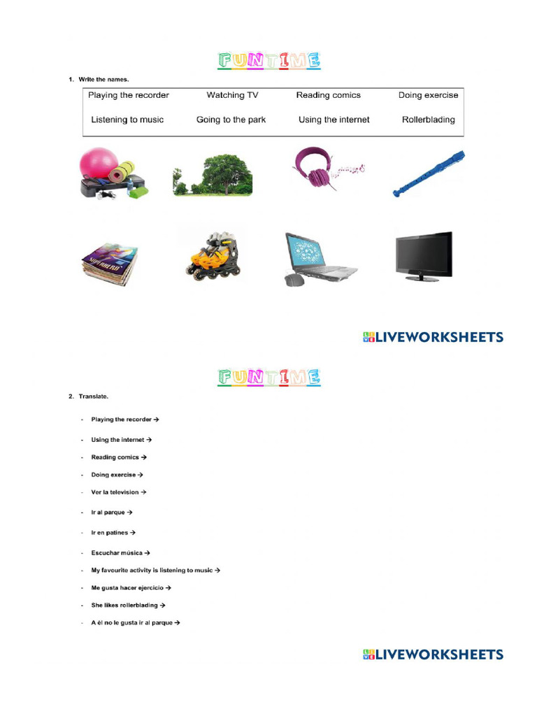 Unit 5 Fun Time 07 | PDF