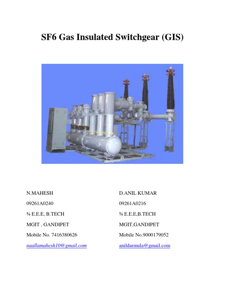 SF6 Gas Insulated Switch Gear (GIS) | Electrical Substation | Transformer