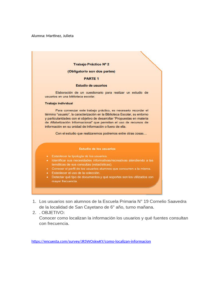 TP 2 | PDF | Alfabetización Informacional | Literatura