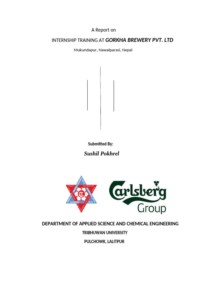 Internship Report Sushil Pokhrel PDF | PDF | Brewing | Malt