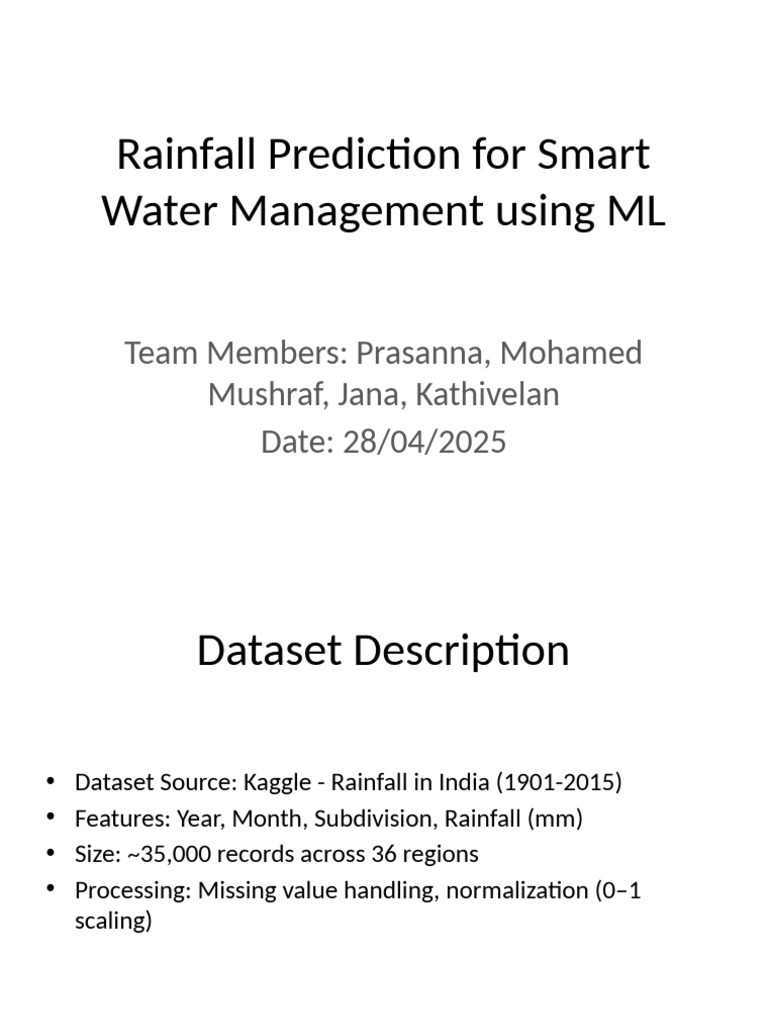 Enhanced Rainfall Prediction Project | PDF