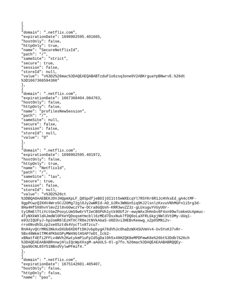 Netflix-Cookies Kacedrrr | PDF | Sql