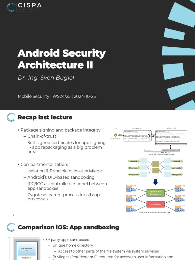 04_Security_Architecture_II | PDF | Mobile App | Android (Operating System)