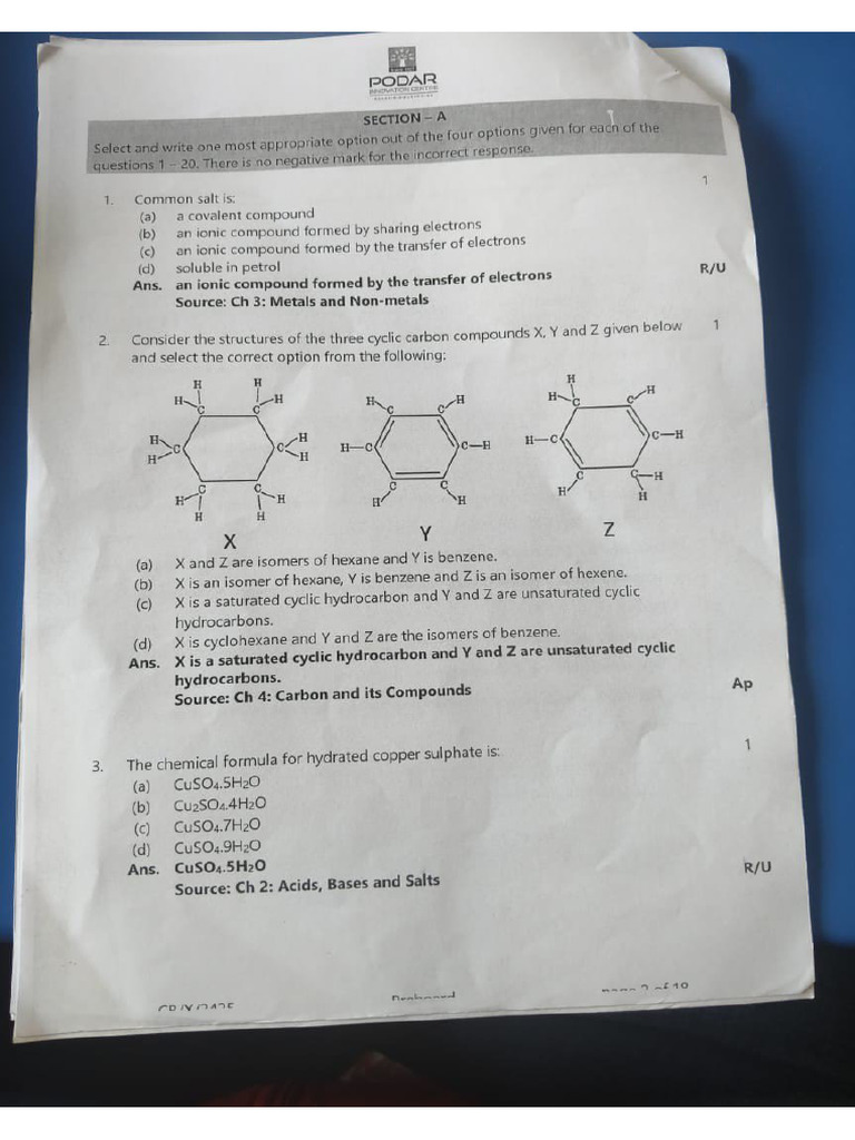PreBoard 1 AnswerScheme | PDF