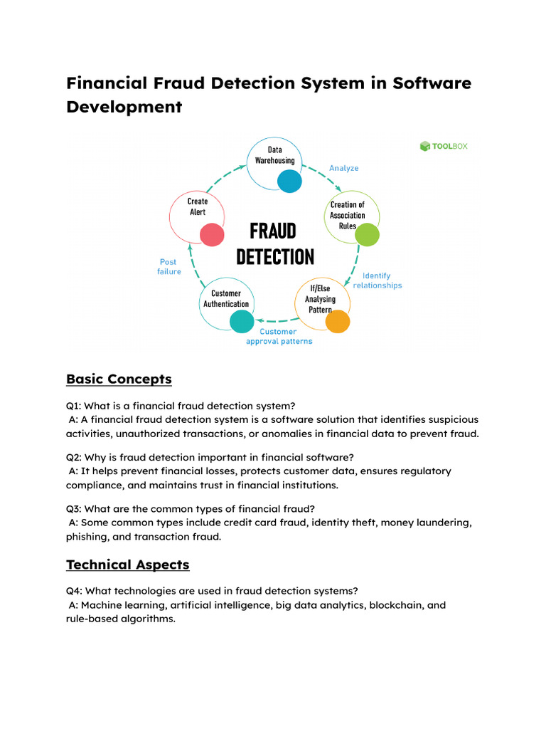 Financial Fraud Detection | PDF