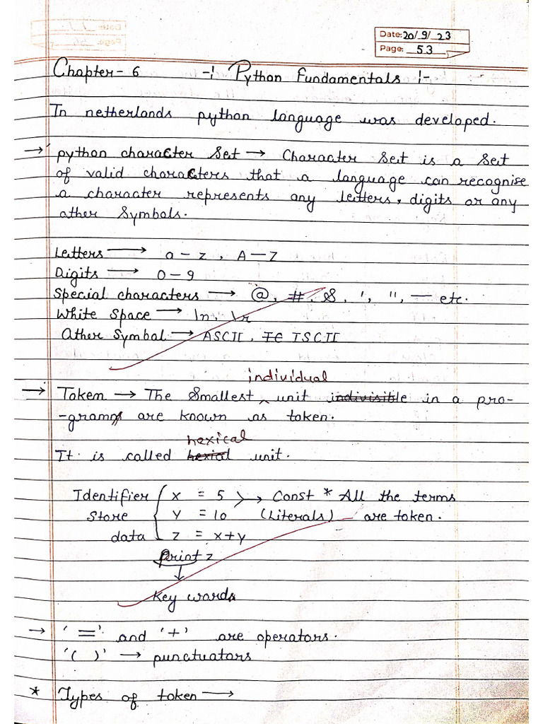 Ch7 Python Fundamentals | PDF