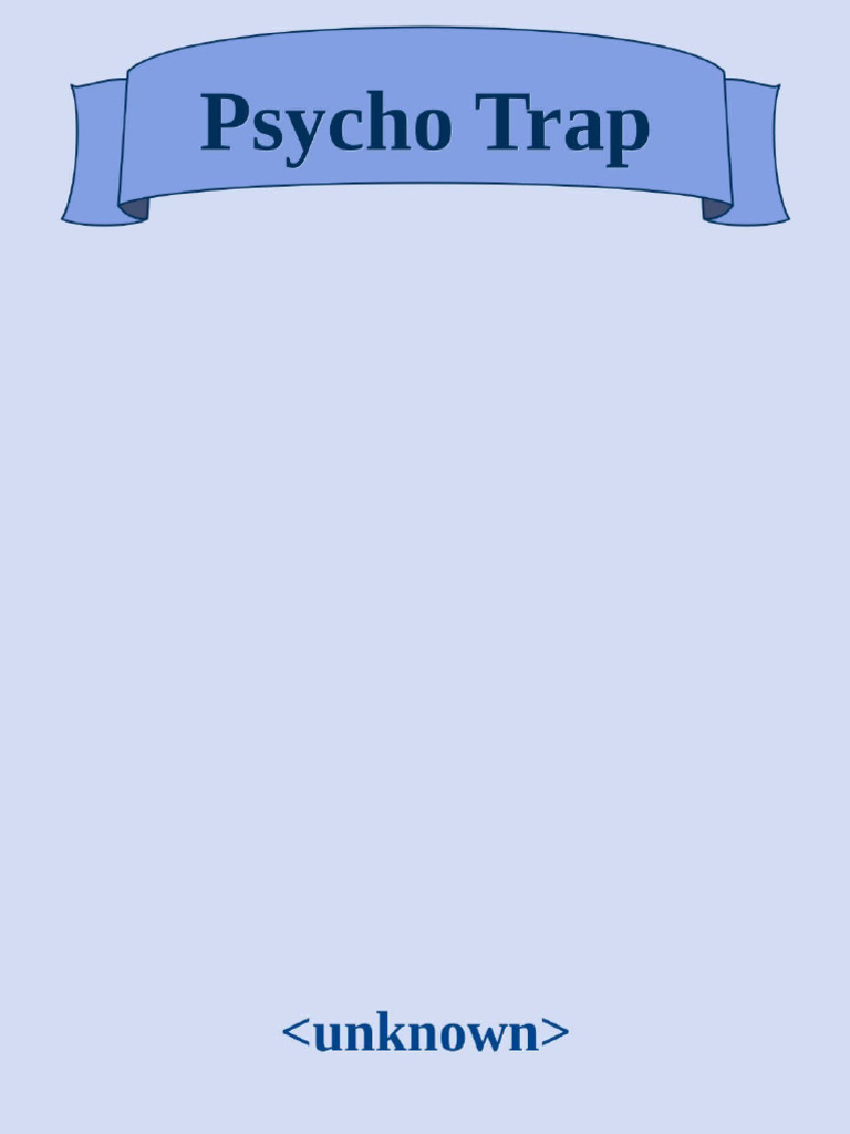 Psycho Trap 1 | PDF | Roupas | Tempo
