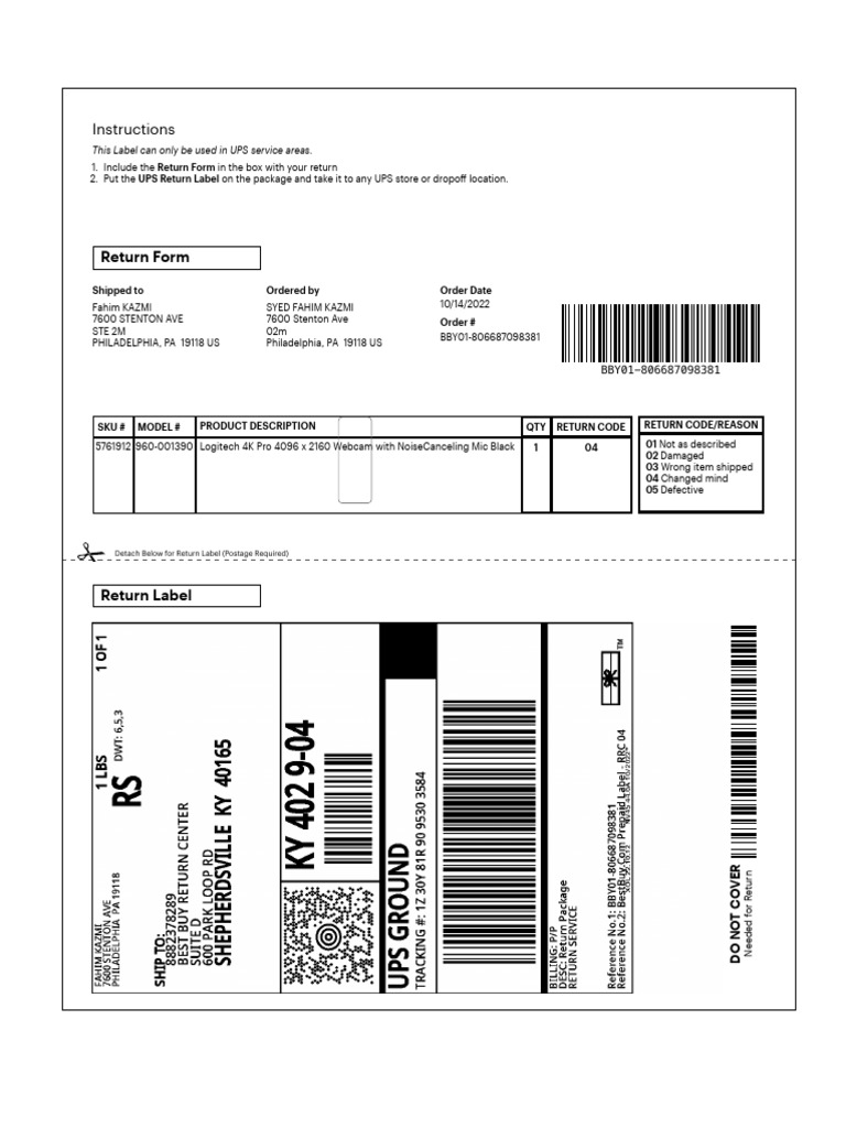 Best Buy Order Details | PDF