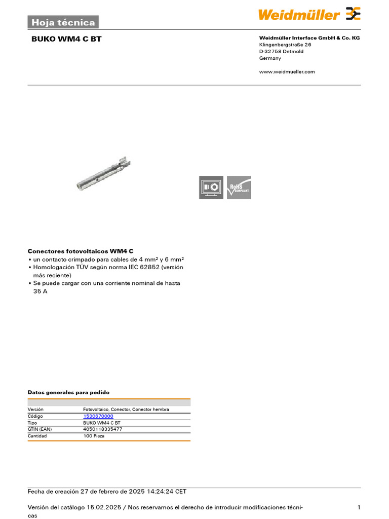 BUKO WM4 C BT Es | PDF
