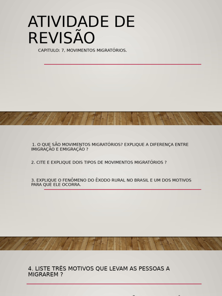 Atividade de Revisão(7ano) | PDF