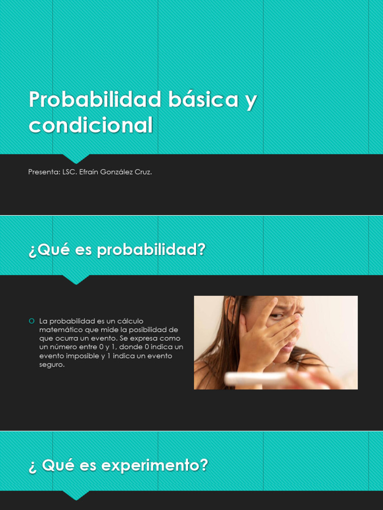 Probabilidad Básica y Condicional | PDF | Teoría de probabilidad ...