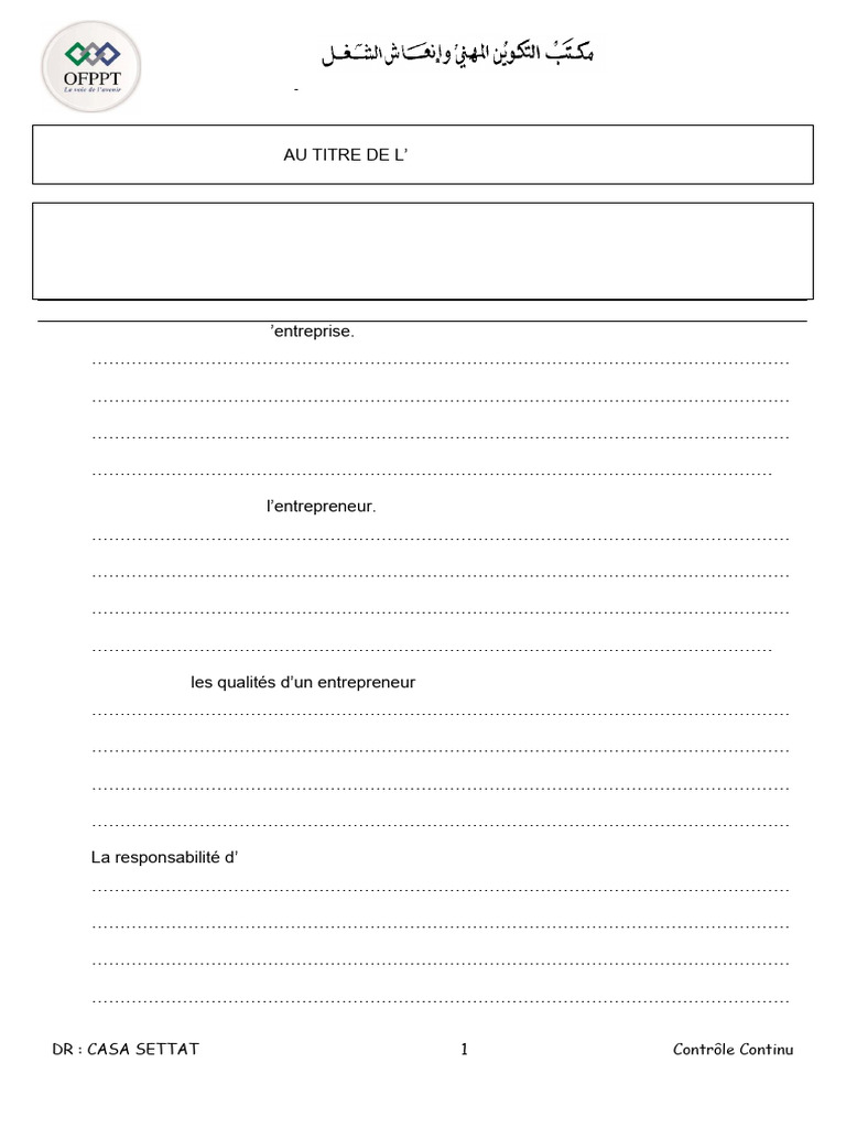 Nom: Prénom: Groupe:201 | PDF