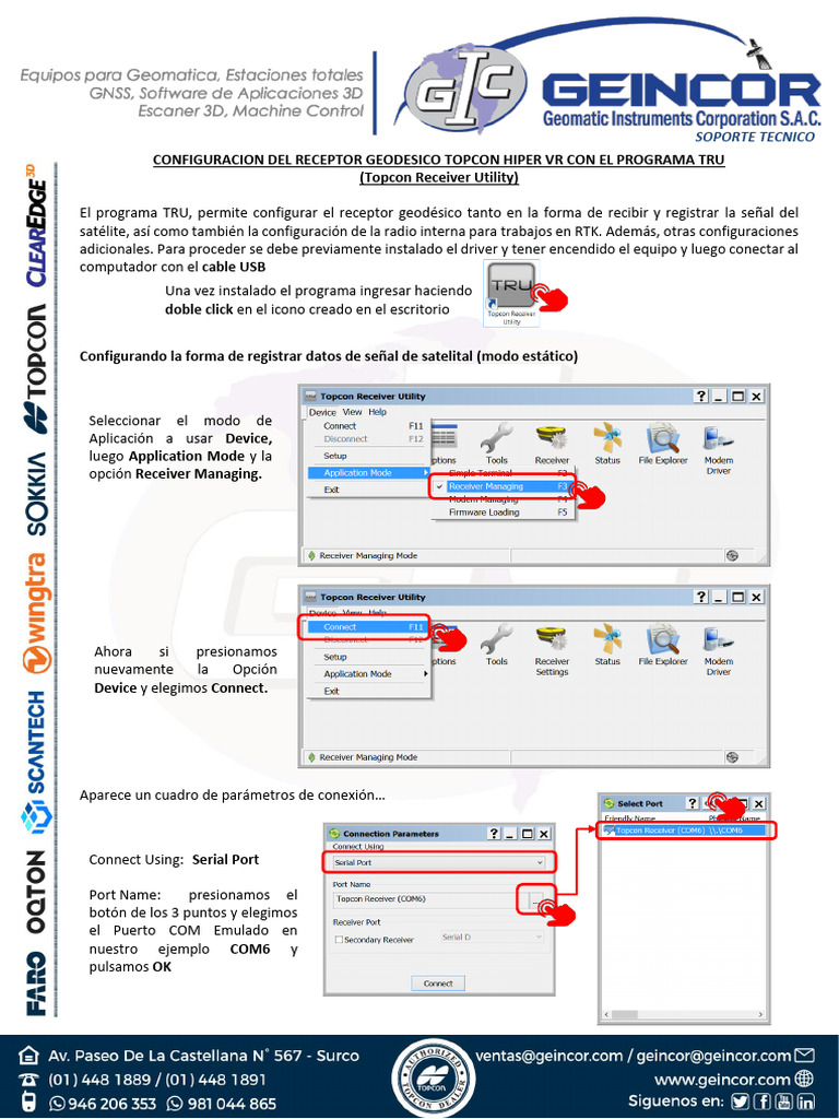 01 - HIPER VR - Configuración Programa TRU | PDF | Archivo de computadora | Ingeniería Informática