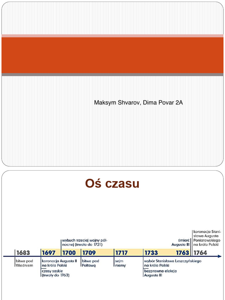 Prezentacja “czasy saskie” | PDF