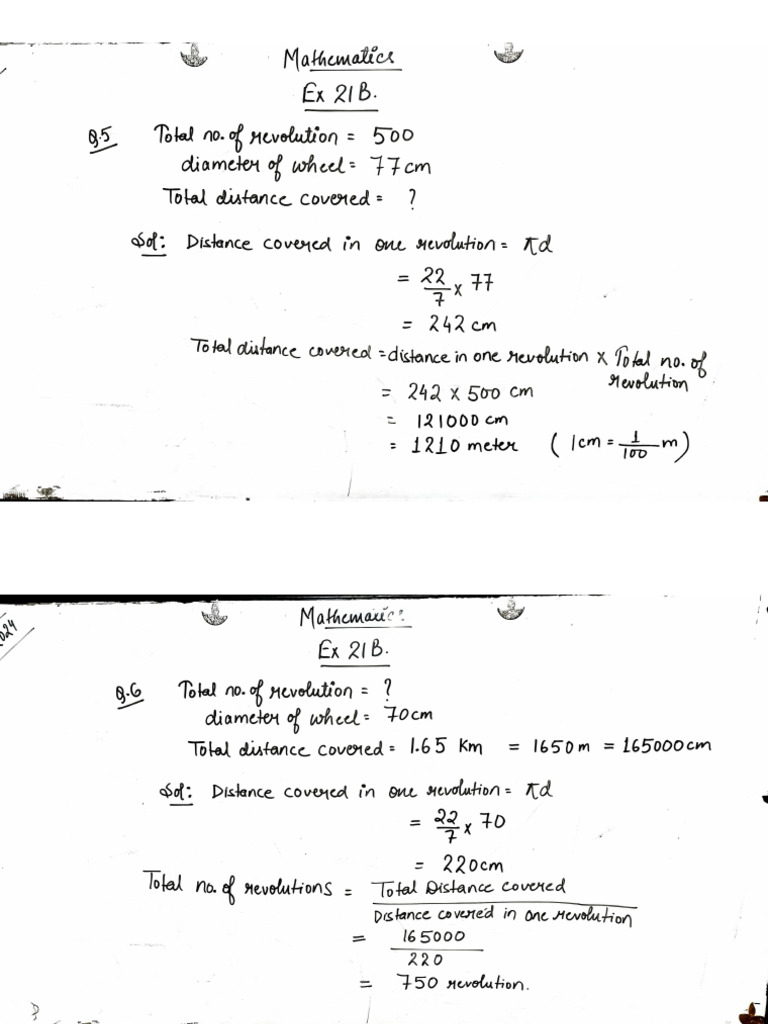 Class 6 Ex 21B Q5,6 and 21D Q1 | PDF