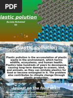 Plastic Pollution Presentation | PDF