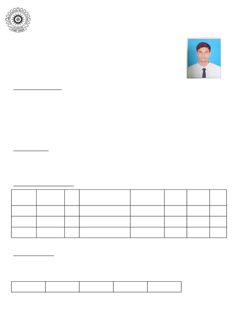 MBA (Regular) Admission Application Form | PDF | Educational Stages ...