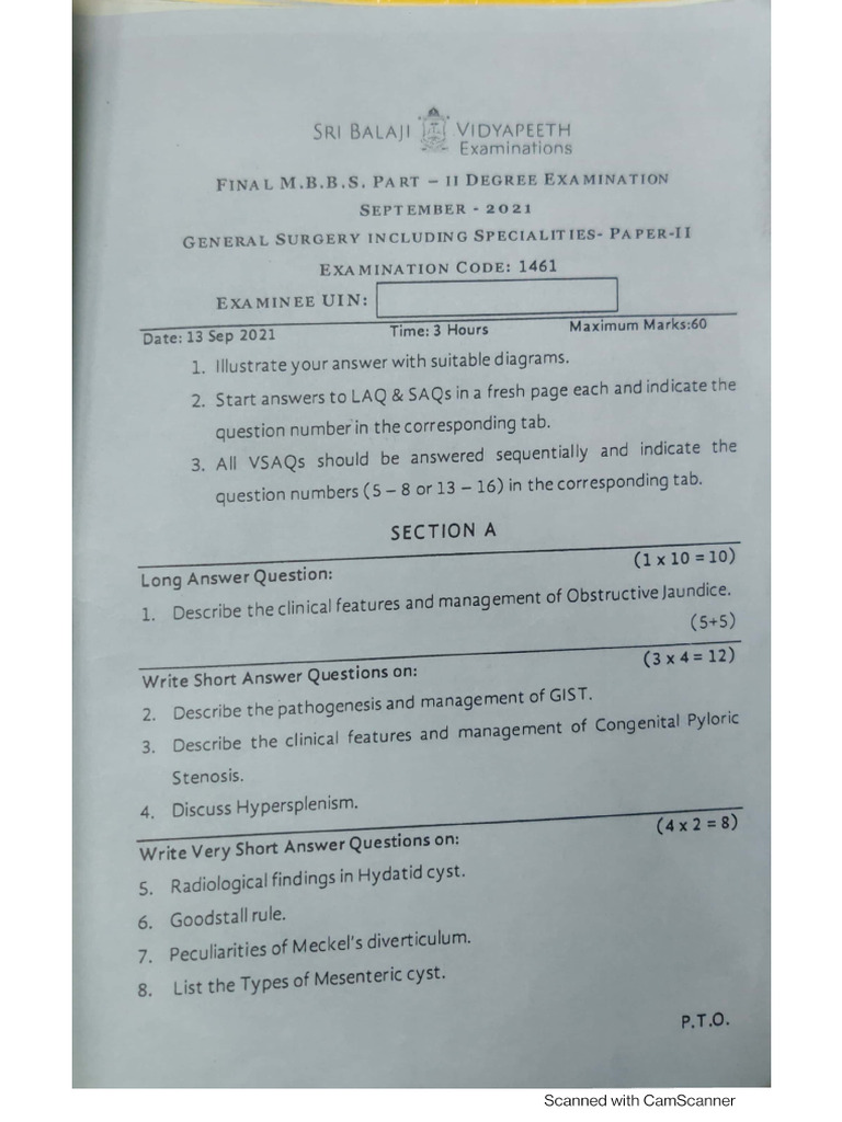 Surgery Paper | PDF