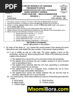 S4 Physics Qns and Guide 2025 | PDF | Mechanics | Physical Quantities