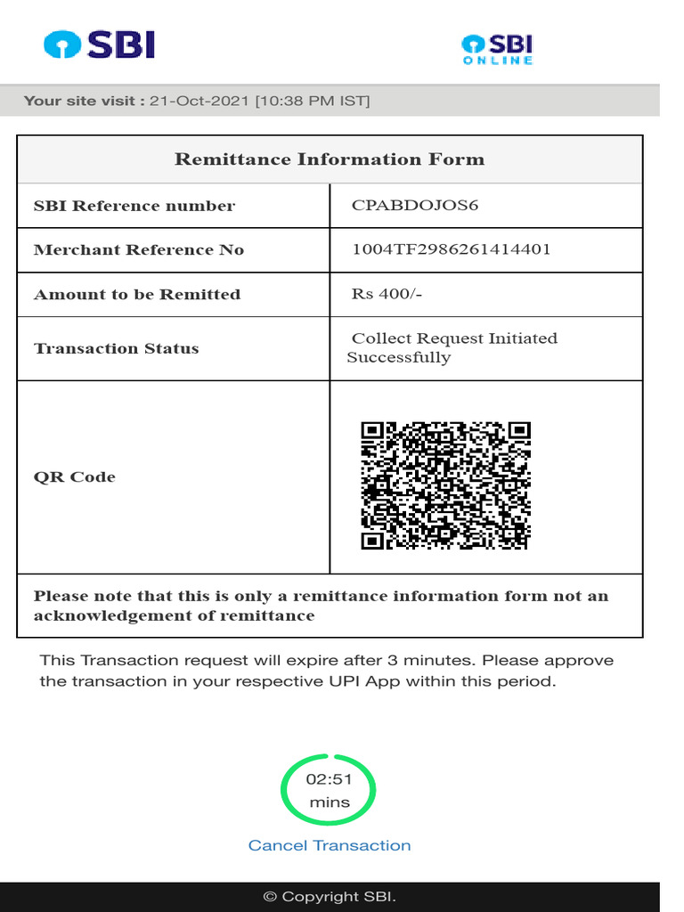 Httpsmerchant Onlinesbi Sbimerchantmerchantinterotherconfirm HTM | PDF
