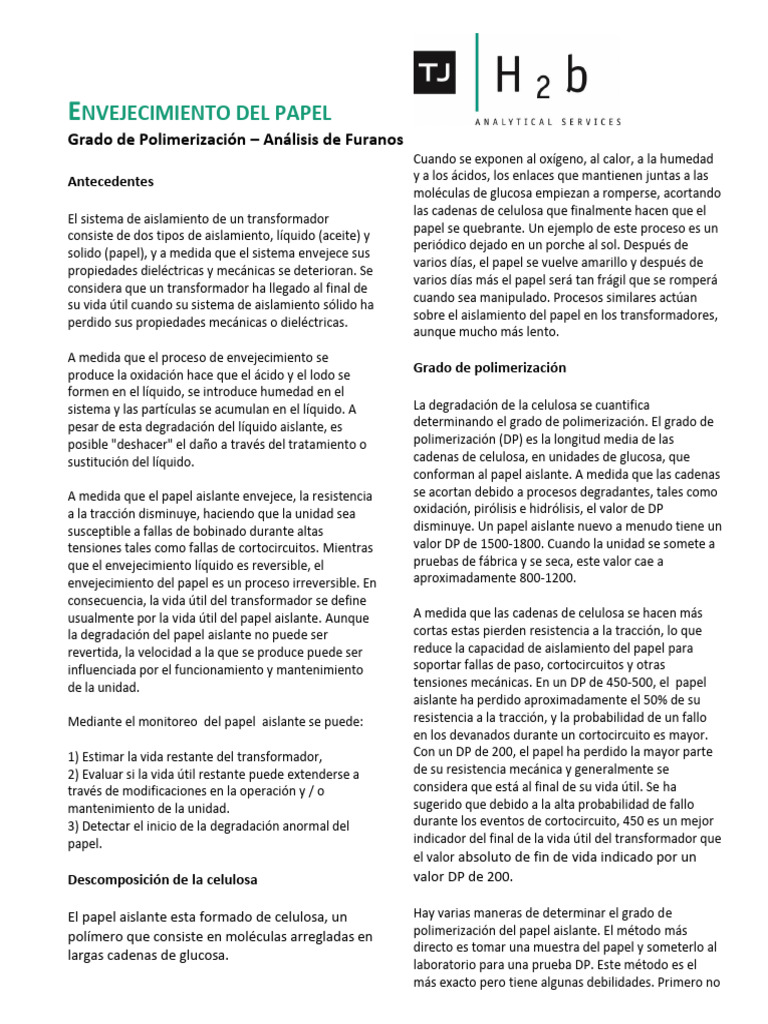 Aging of Paper-New - DH-2016-10-19-Peru-Aracely | PDF | Aislador ...