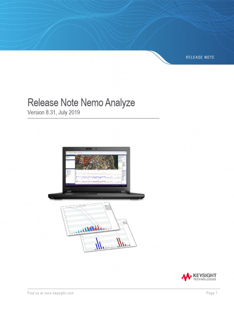 Release Notes For Nemo Analyze 8.31 | PDF | Lte (Telecommunication ...