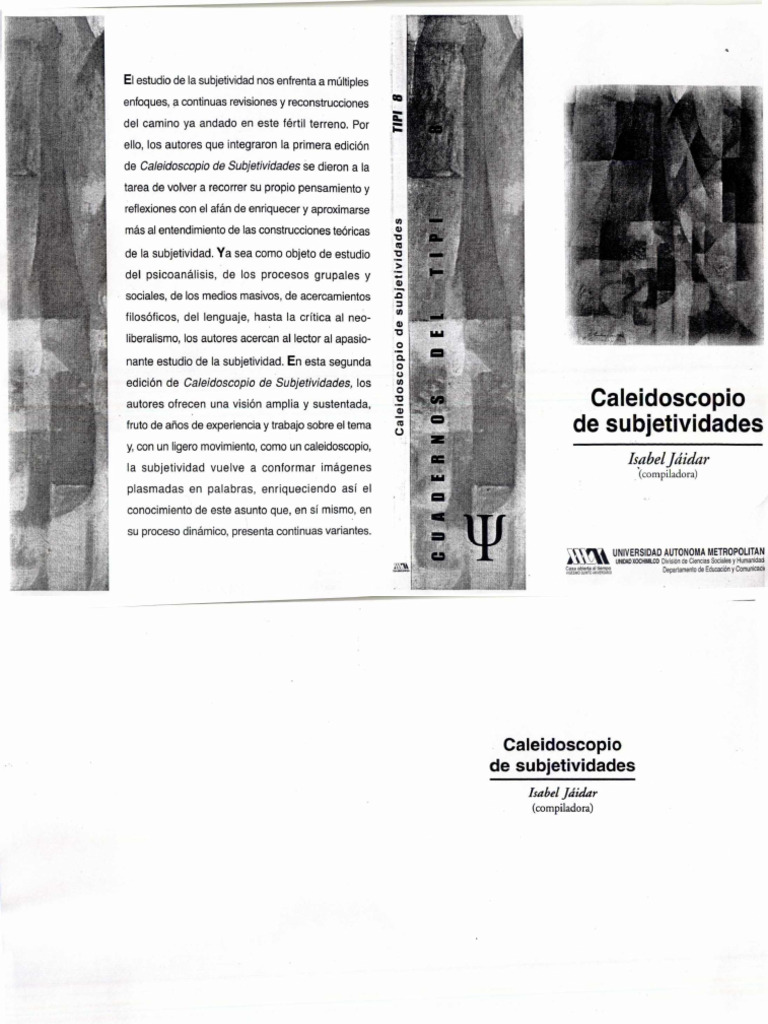 Caleidoscopio de Subjetividades-IsABEL J+ÜIDAR | PDF