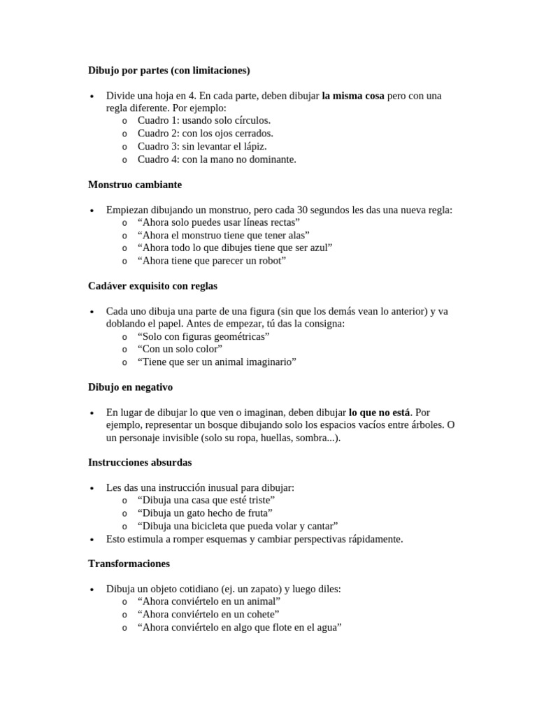 Dibujo Por Partes | PDF