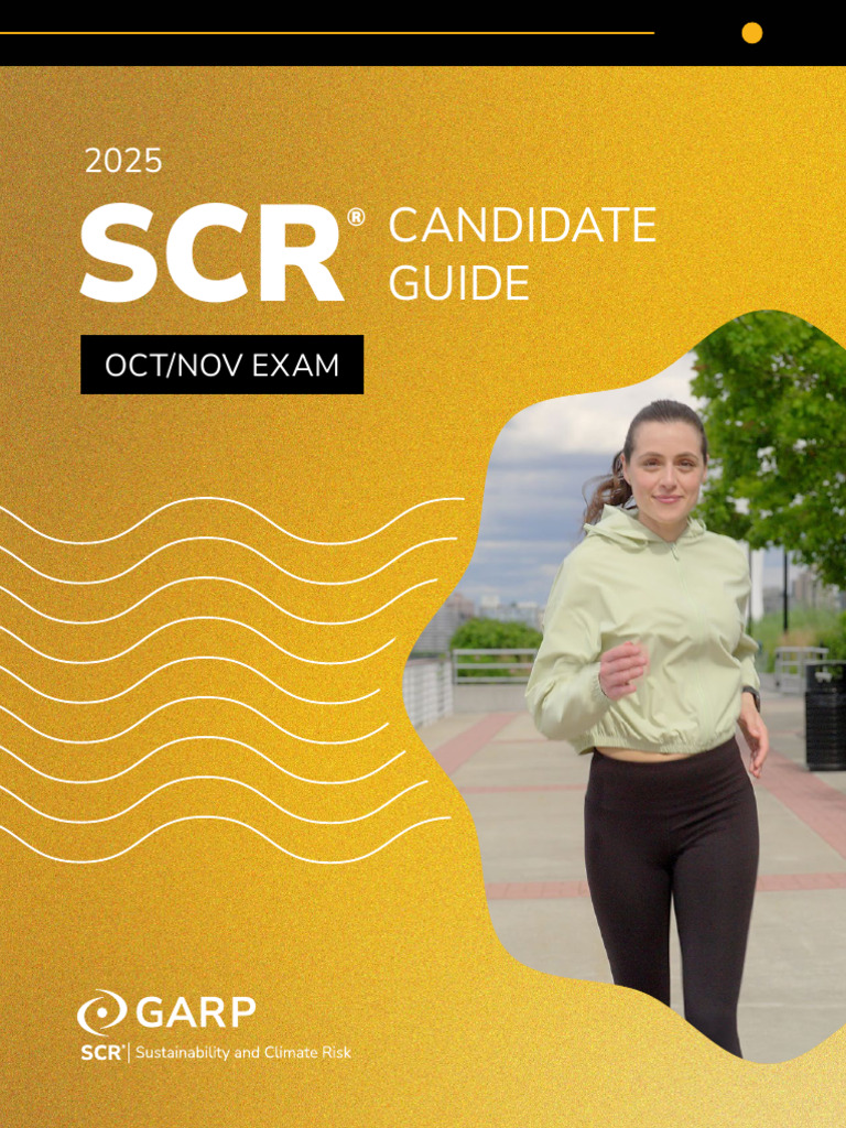 SCR2025 Candidate Guide | PDF | Sustainability | Risk