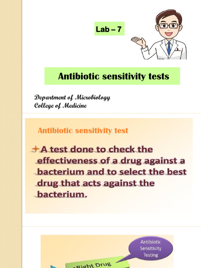 Antibiotics Sensitive Test | PDF | Microbiology | Antibiotics