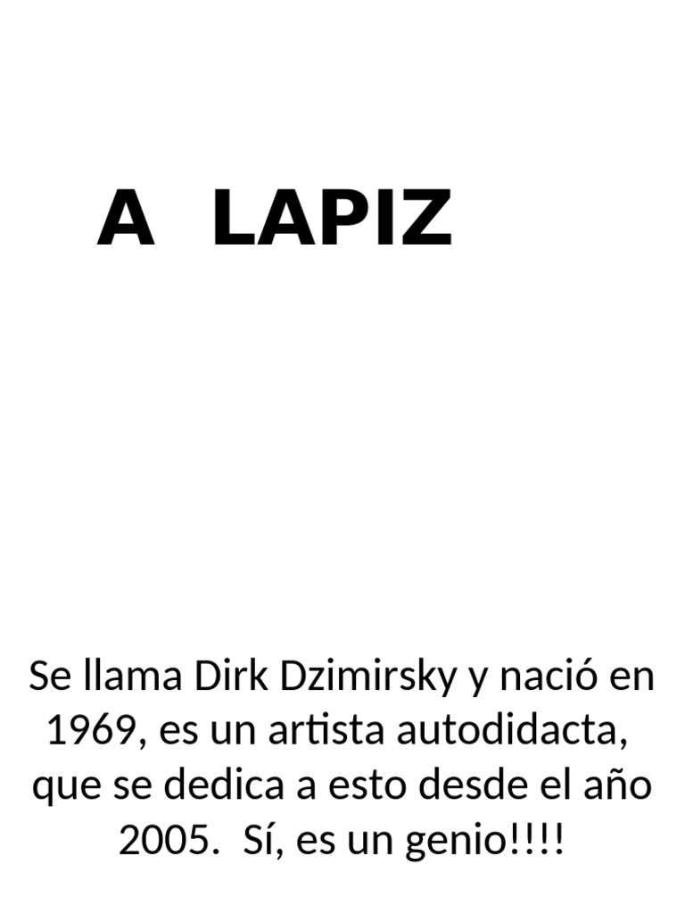A Lapiz | PDF