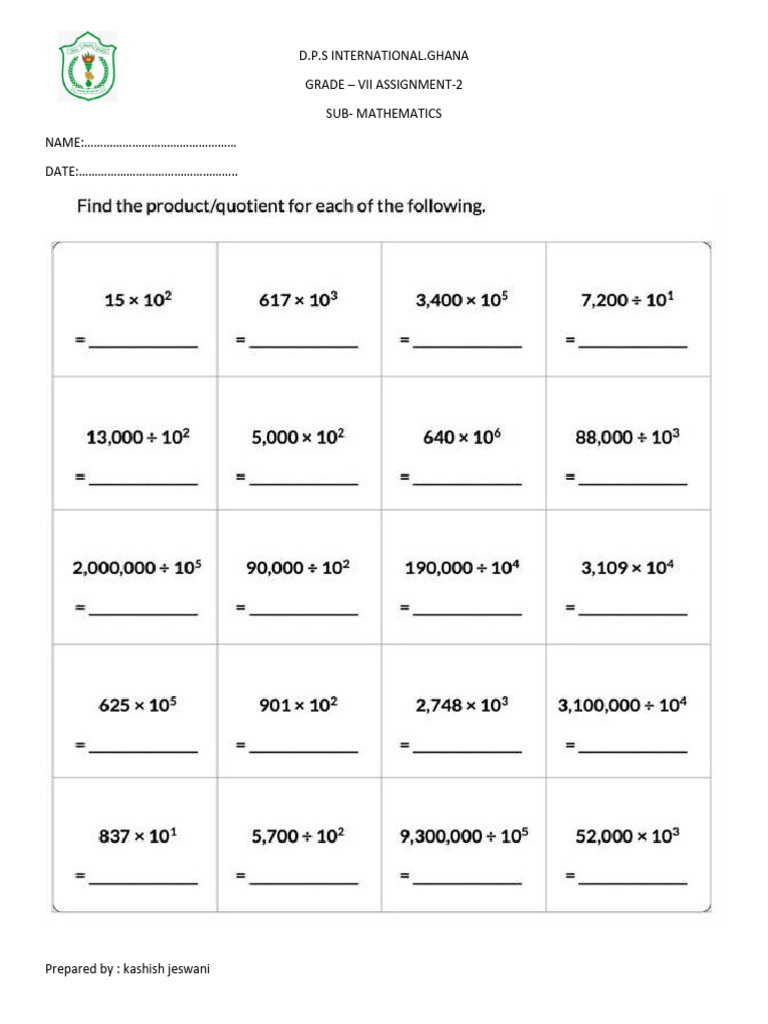 Class 7 Assignment 2 202425 Pdf 8877