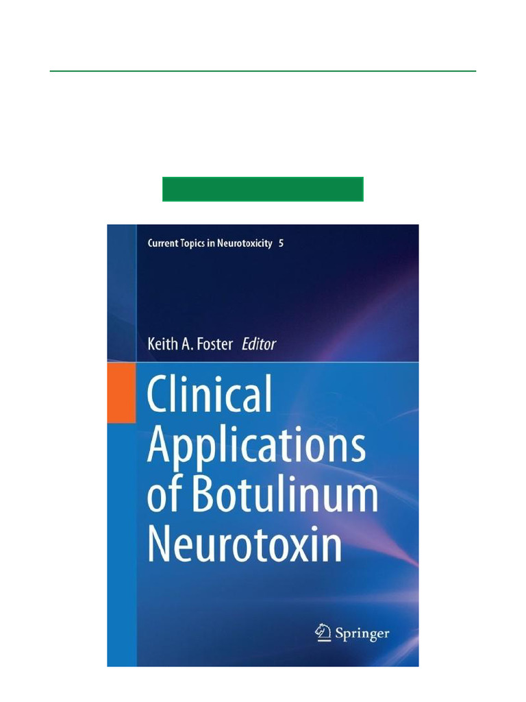 Clinical Applications of Botulinum Neurotoxin Full Access Download | PDF | Botulinum Toxin ...
