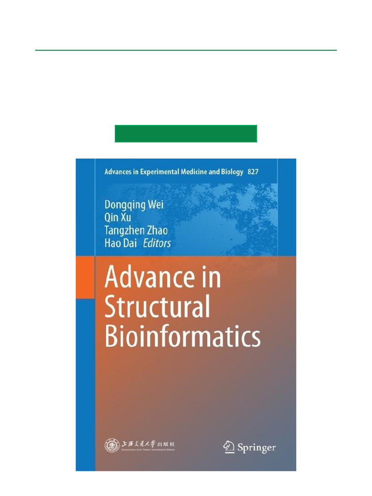 Advance in Structural Bioinformatics Complete Ebook Edition | PDF | Bioinformatics | Proteins