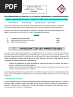 PFEQ Cadre Evaluation Mathematique Primaire | PDF | Mathématiques ...