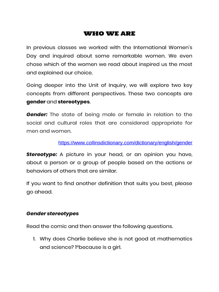 Copia de WHO WE ARE - FORM 5C | PDF