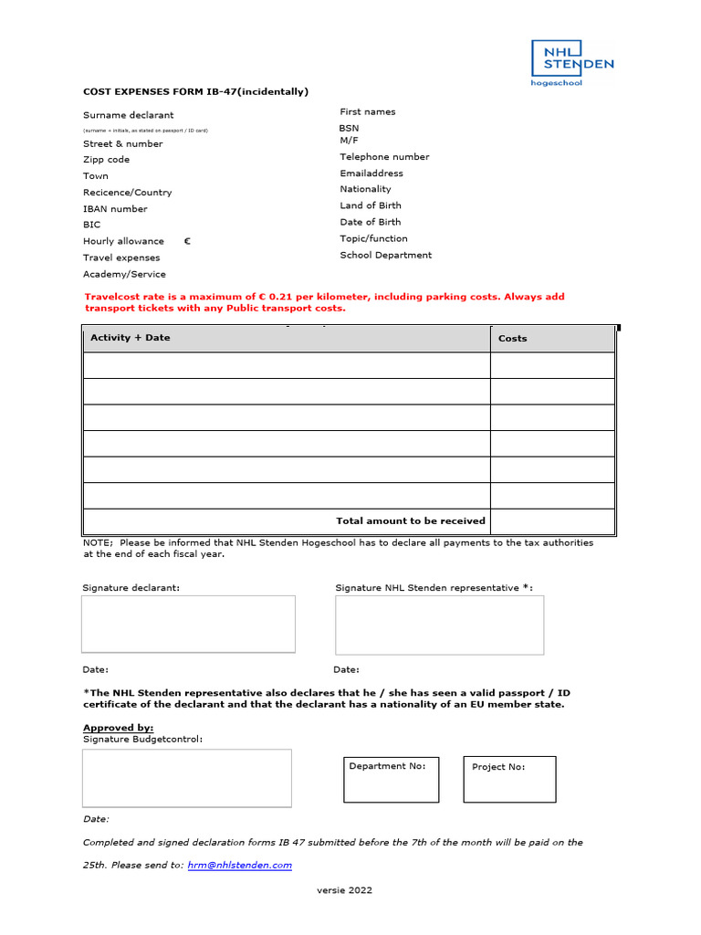 Expenses Sheet | PDF