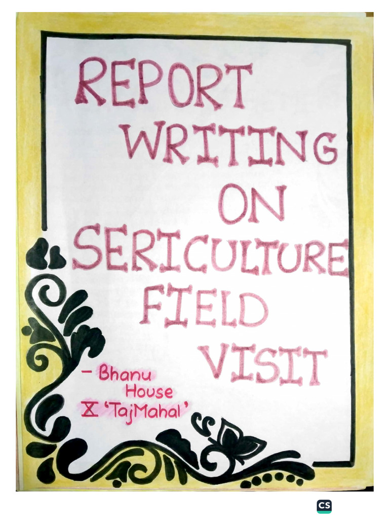Sericulture Field Visit Report | PDF
