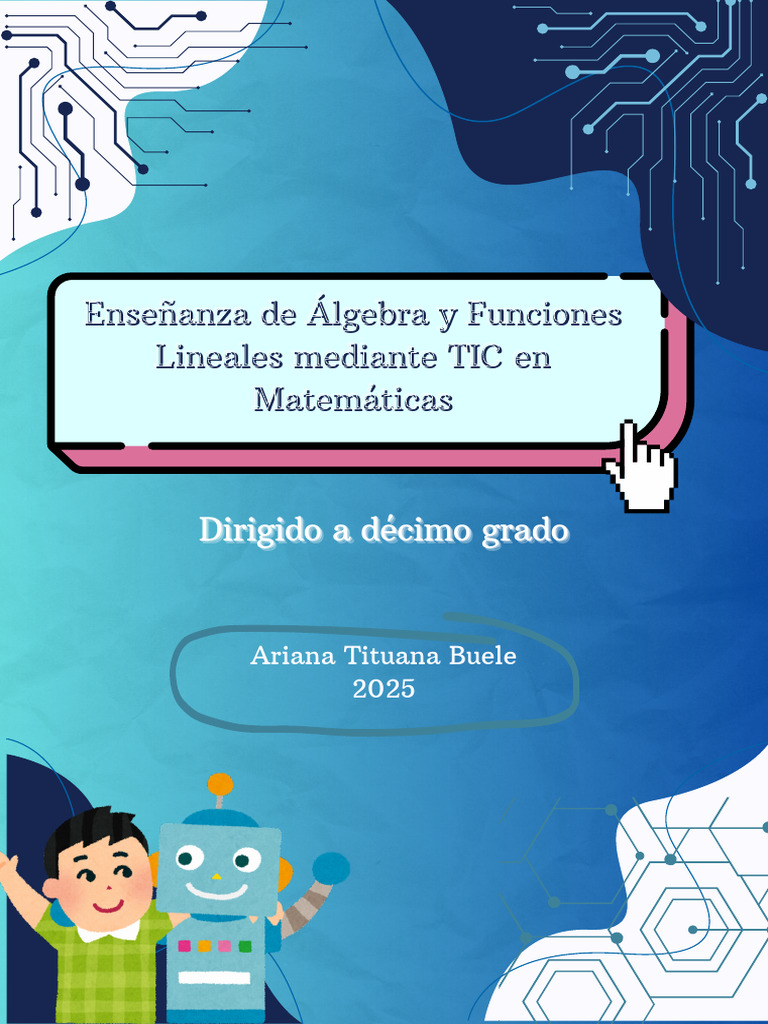 Guía TIC para Enseñar Álgebra Lineal | PDF | Enseñando | Pendiente