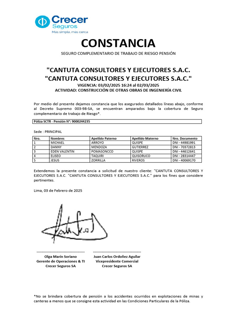 Constancia Sctr Pension (1) Feb 2025 | PDF