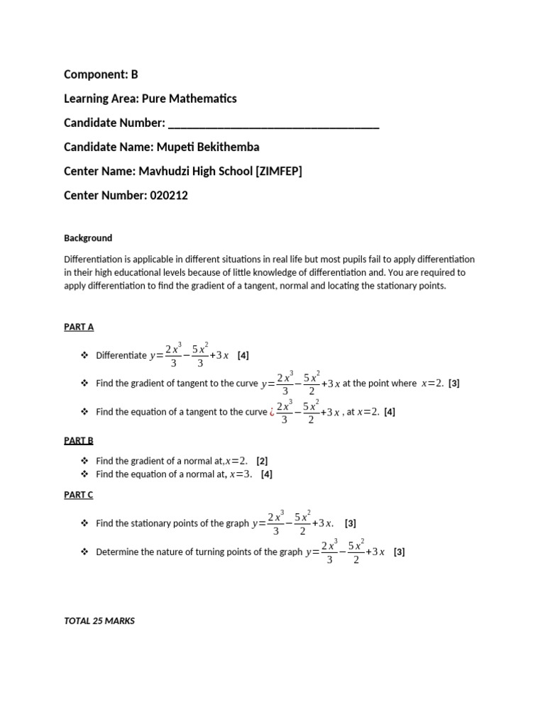 O Level Pure Maths Cala 2 | PDF