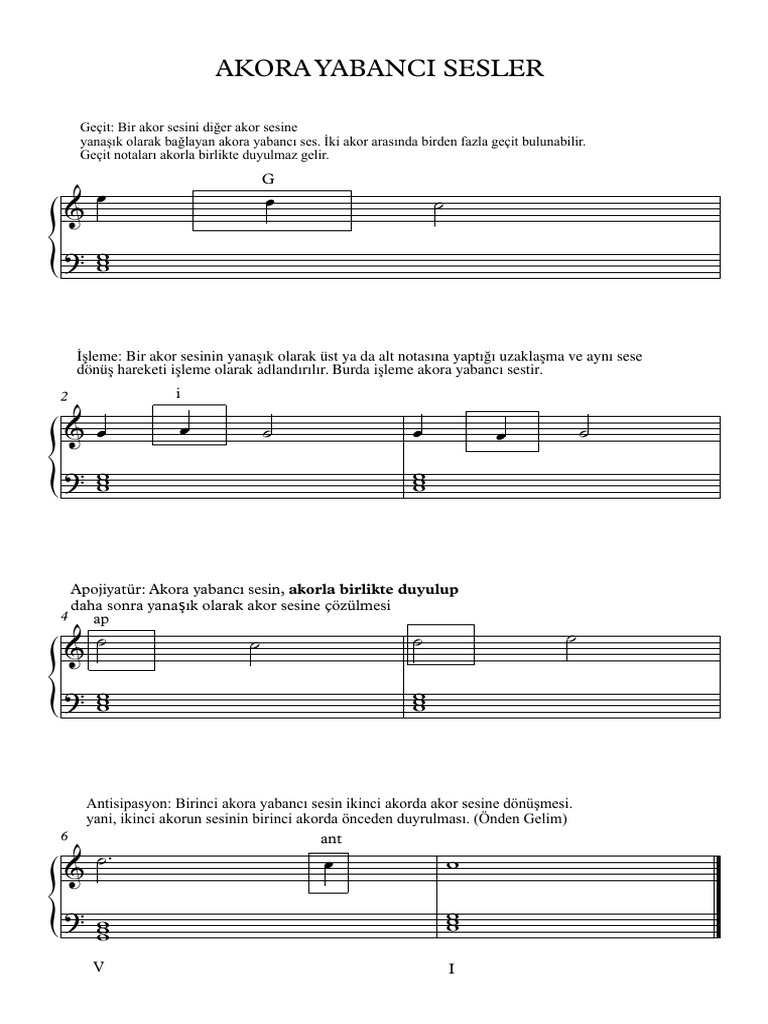 AKORA YABANCI SESLER - Full Score | PDF