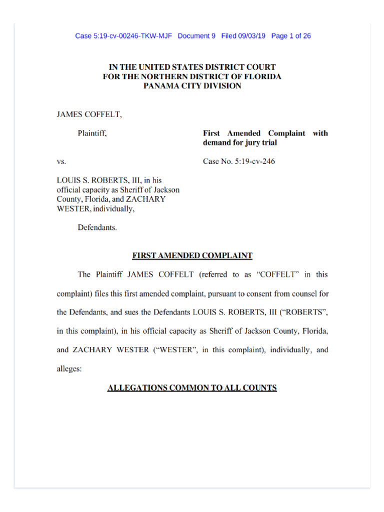 First Amended Complaint | PDF